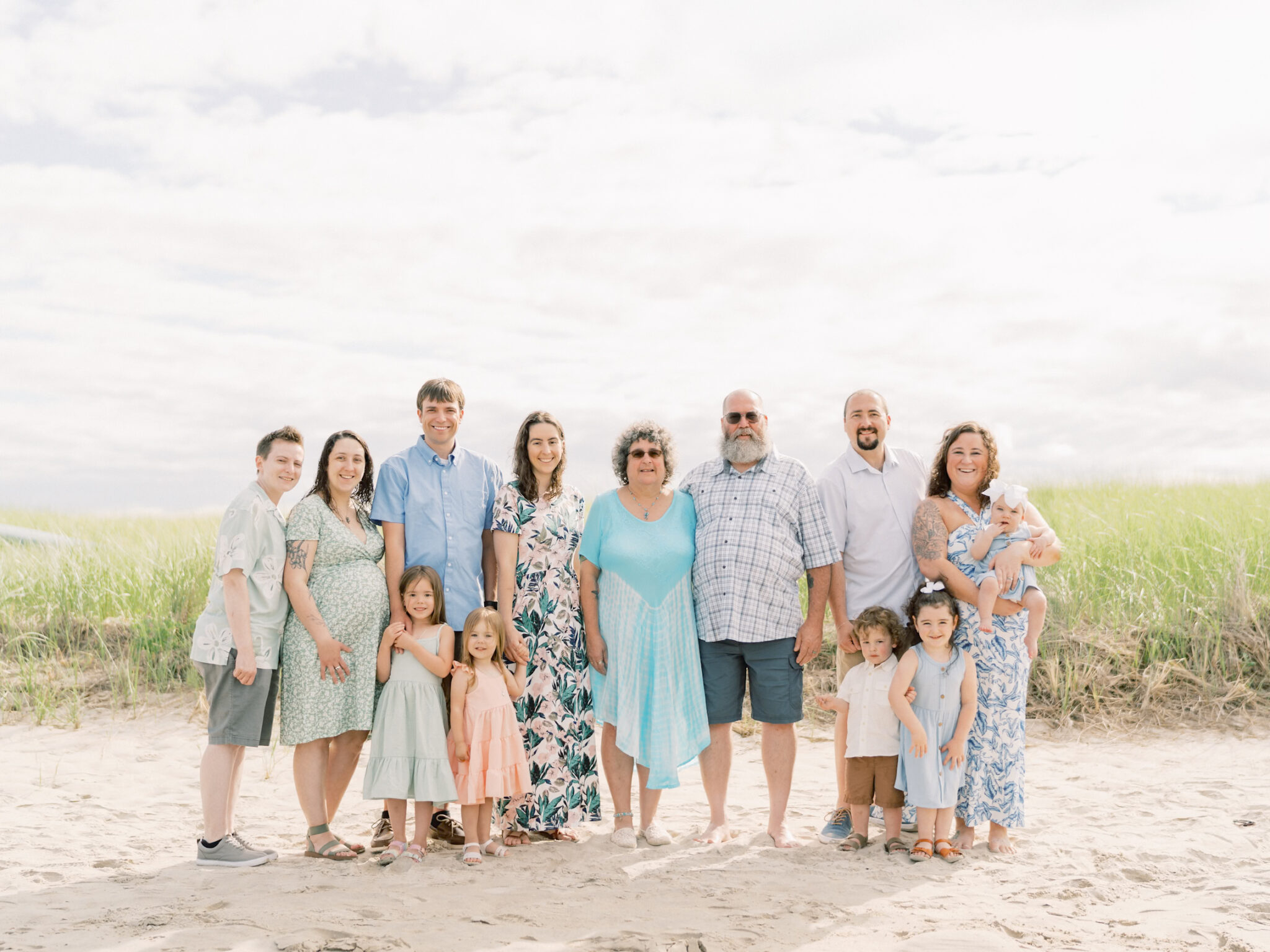 Extended Family session in Wells Maine